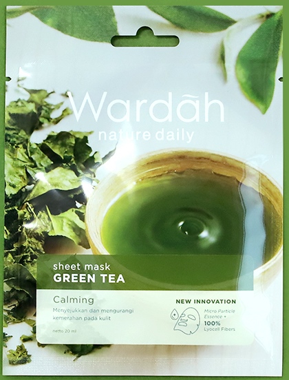 [Review Masker] Wardah Nature Daily Sheet Mask Green Tea – postyrandom