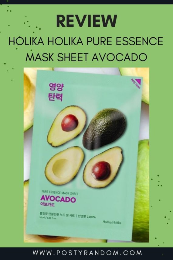 [Review Masker] Holika Holika Pure Essence Mask Sheet Avocado – postyrandom